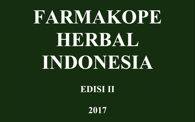 Farmakope Herbal Indonesia Edisi II Tahun 2017 | Direktorat Jenderal ...