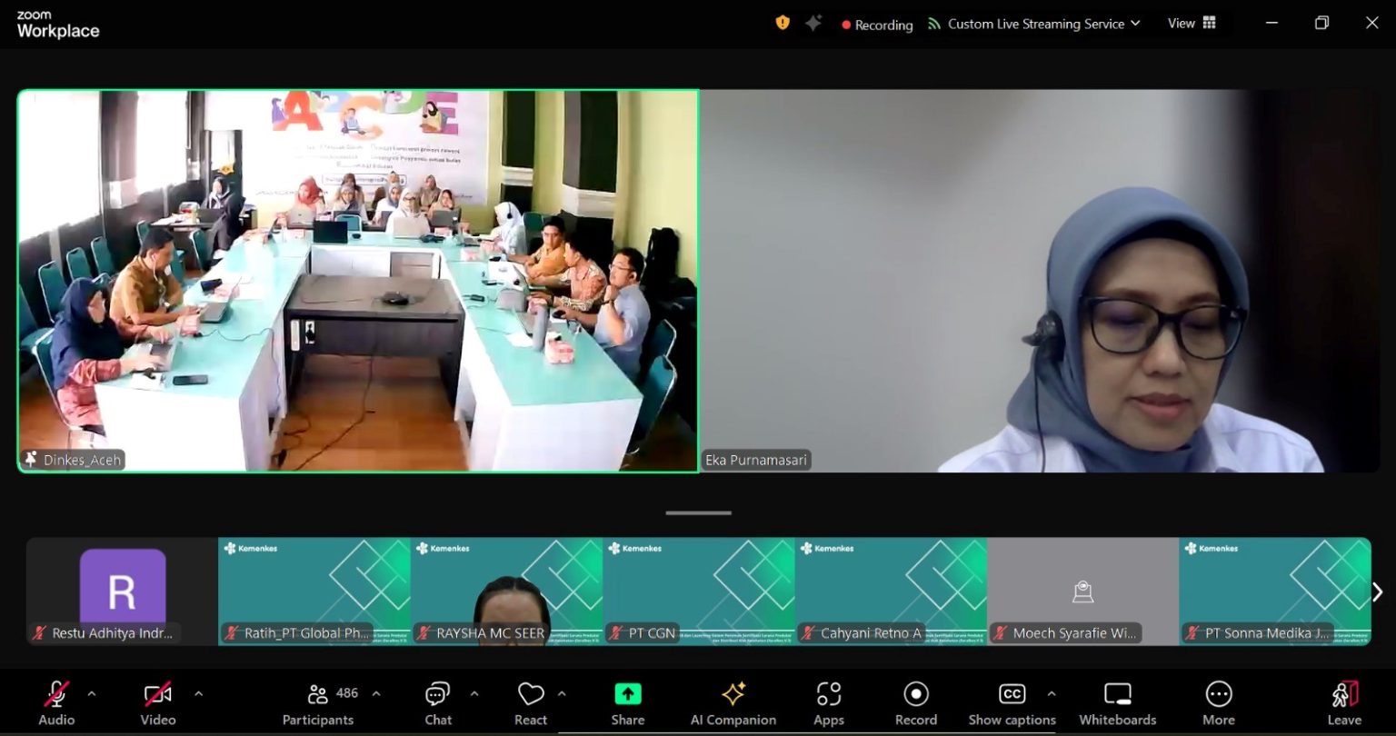 Sosialisasi CDAKB dan Launching Sistem Perizinan Sarana Produksi dan Distribusi Alat Kesehatan ...